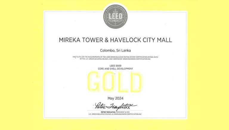 Mireka Tower And Havelock City Mall Earns Prestigious LEED Gold ...